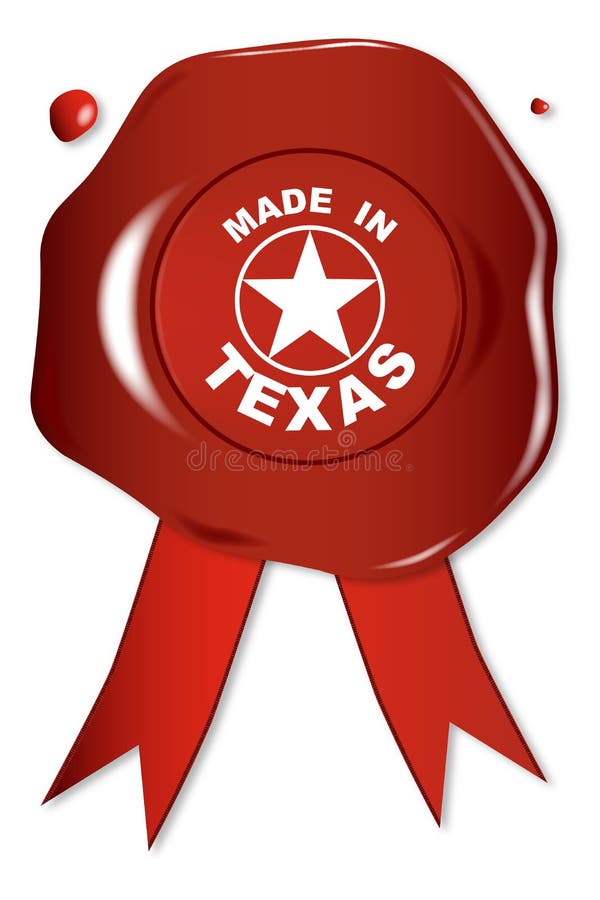 Made in Texas stamp stock illustration. Illustration of assembled ...