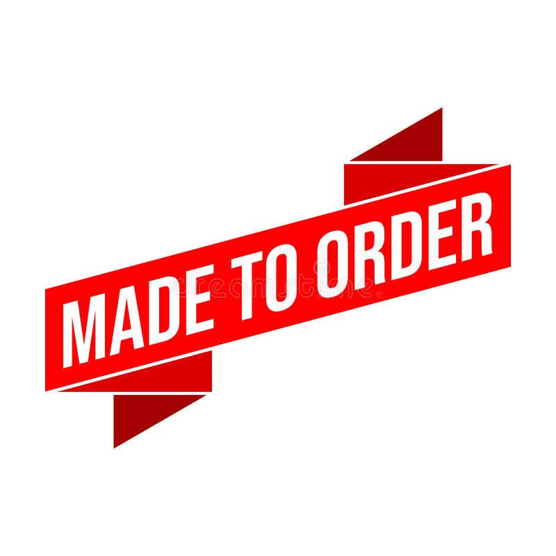 Made To Order Letter Rubber Stamp Template Design Stock Vector ...