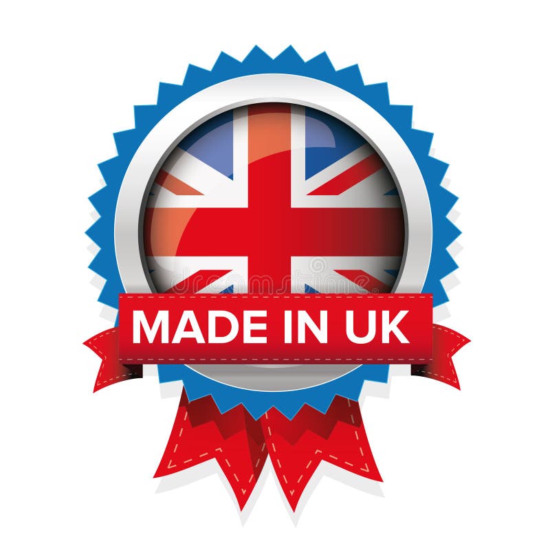 Made in UK badge vector stock vector. Illustration of united - 90527575