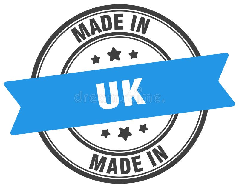 Made in Uk Round Sign. Made in Uk Stamp Stock Vector - Illustration of ...