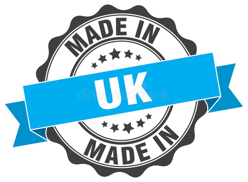 Made in the UK Gold Label, Vector Stock Vector - Illustration of seal ...