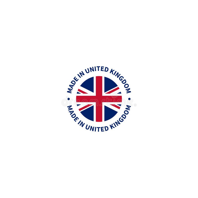 Made in United Kingdom Logo, Circular Label Vector Graphics Stock ...