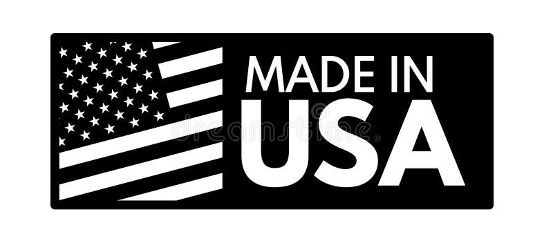 Made in the USA. stock vector. Illustration of star - 353583407