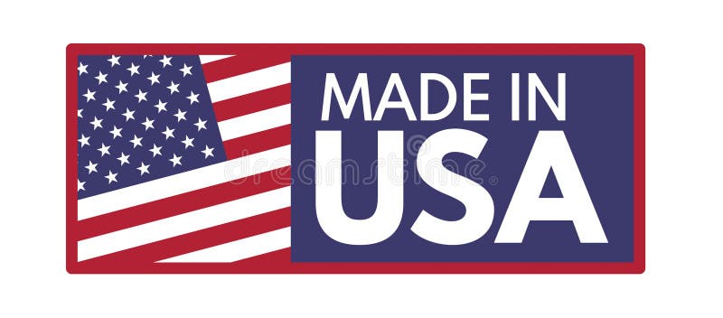 Made in the USA. stock vector. Illustration of united - 353583747