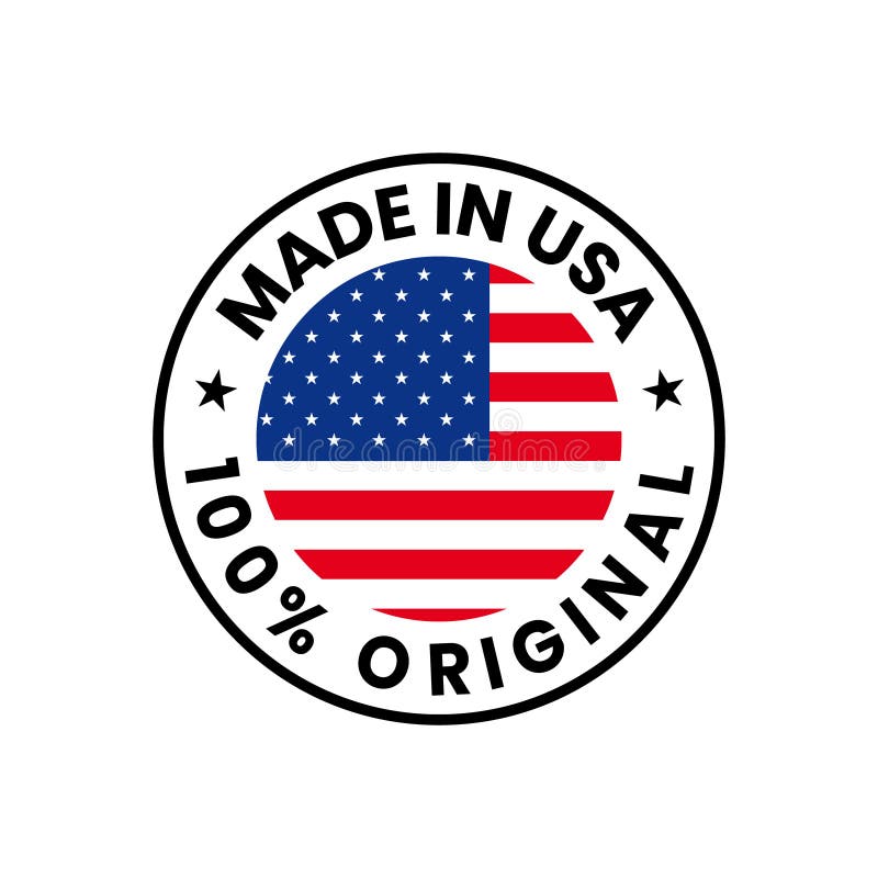Made in Usa Emblem Icon Vector Stock Vector - Illustration of badge ...