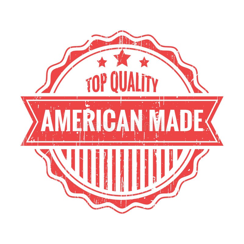 Made in Usa Label. Vector Illustration Decorative Design Stock Vector ...