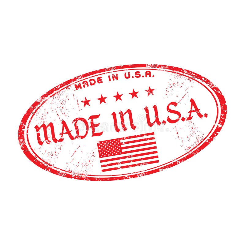 Made in usa rubber stamp stock vector. Illustration of grunge - 28322901