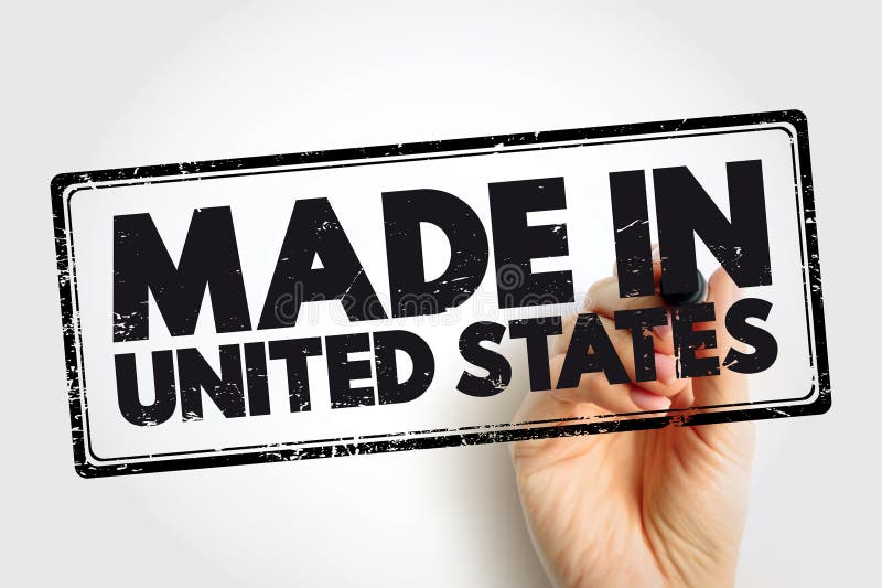 Made in USA Text Emblem Stamp, Concept Background Stock Photo - Image ...