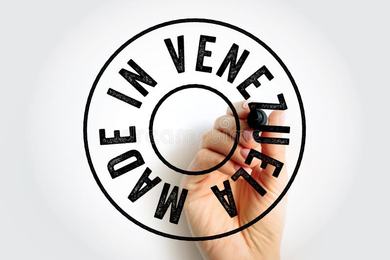 Made in Venezuela Text Emblem Stamp, Concept Background Stock Image ...