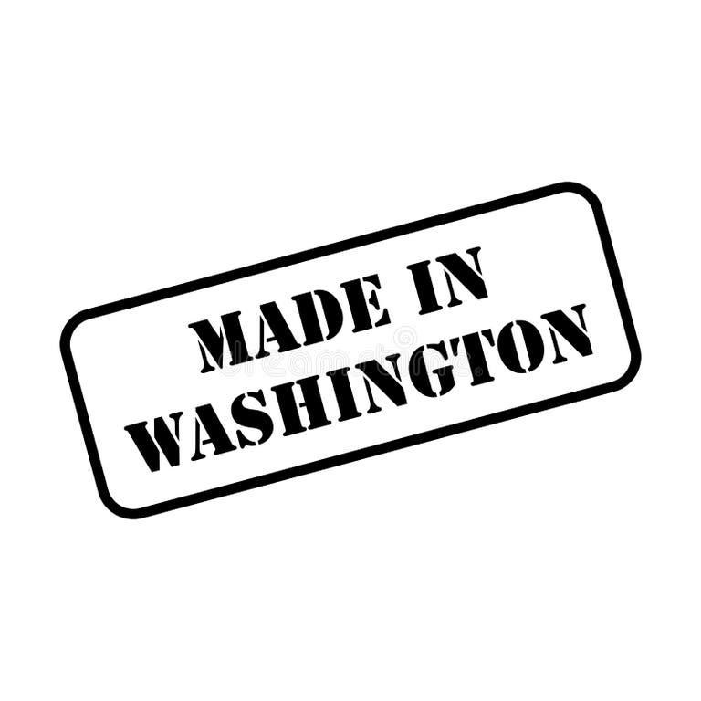 Made Washington Stock Illustrations – 610 Made Washington Stock ...