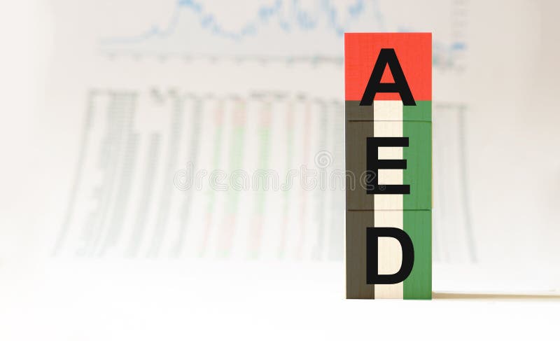 Made Word Aed with Wood Blocks with Uae Flag Stock Photo - Image of ...