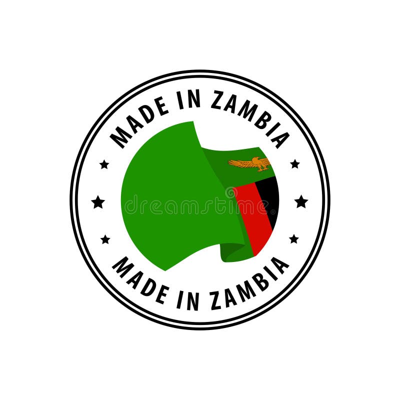 Made in Zambia Stamp, Sticker. Vector Illustration Stock Vector ...