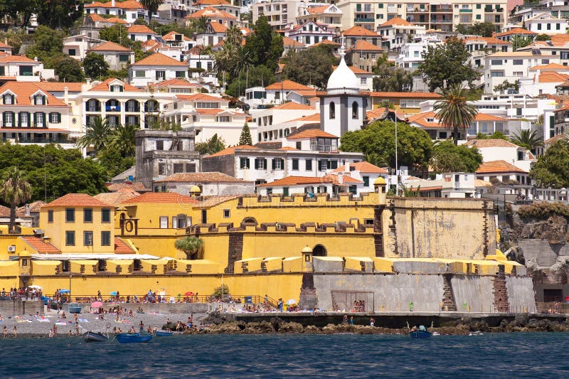 Madeira stockfoto. Bild von boote, gebäude, atlantisch - 36908228