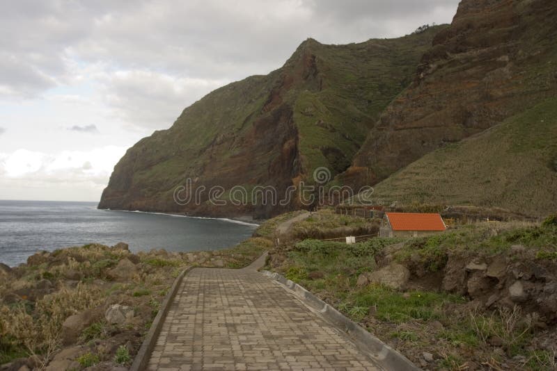Madeira landscape stock image. Image of island, surf, coast - 4481257
