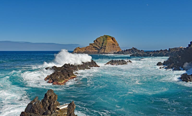 Madeira Rocks stock image. Image of madeira, rocky, rocks - 110490509