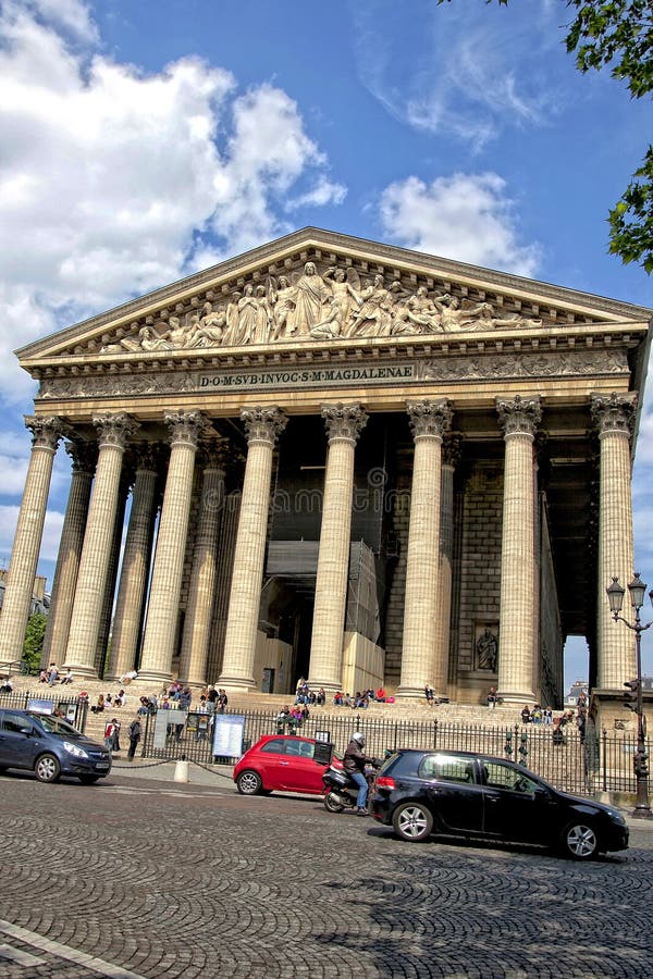 The Madeleine Church in Paris Editorial Image - Image of worship ...