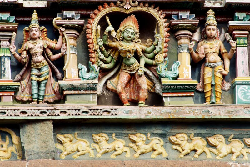 Madhurai Meenakshi Temple stock image. Image of idol, tamilnadi - 7660811