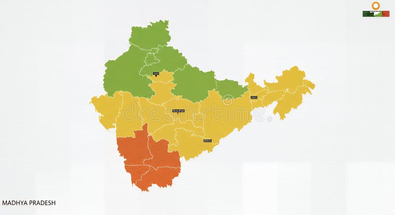 Pradesh Administrative Map Stock Illustrations – 1,548 Pradesh ...