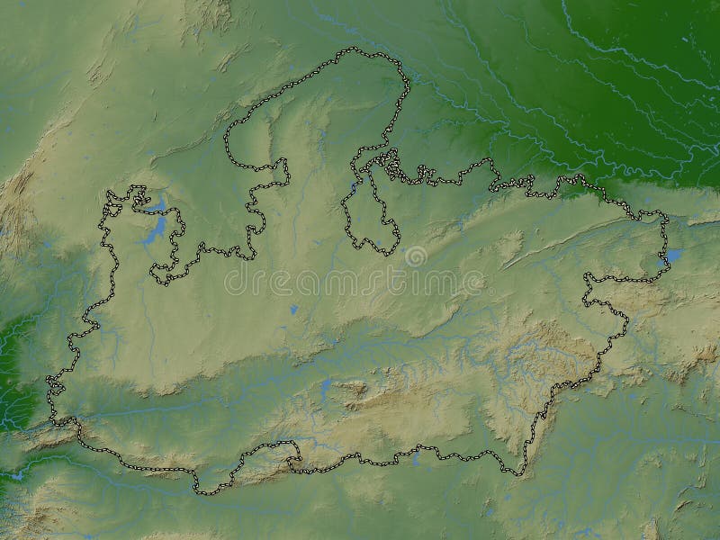Madhya Pradesh, India. Physical. No Legend Stock Photo - Image of earth ...