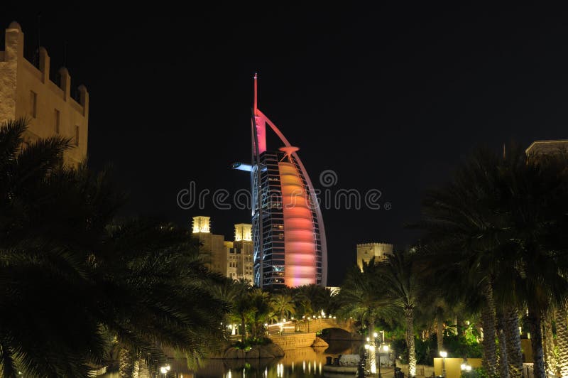 12+ Burj al arab night Free Stock Photos - StockFreeImages