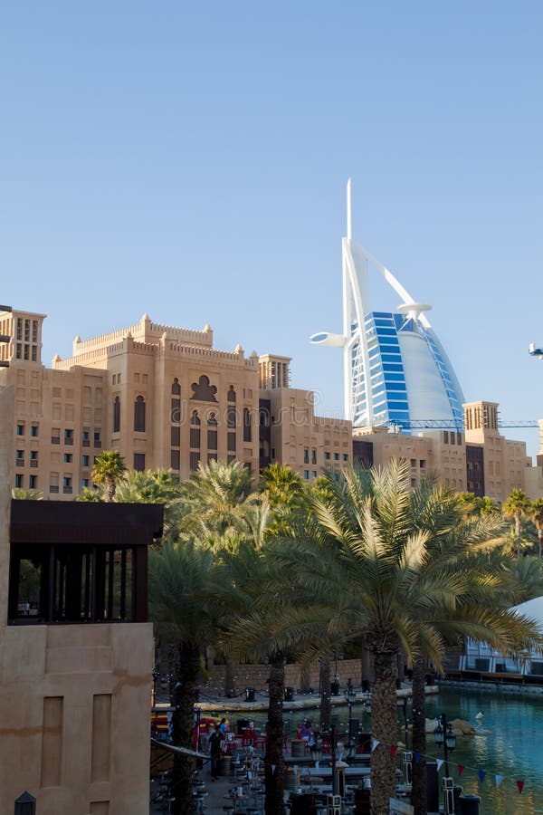 Madinat Jumeirah in Dubai editorial photo. Image of tree - 52381061