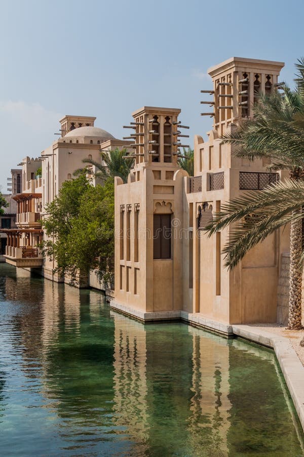 Madinat Jumeirah in Dubai, U Stock Image - Image of arabian, building ...