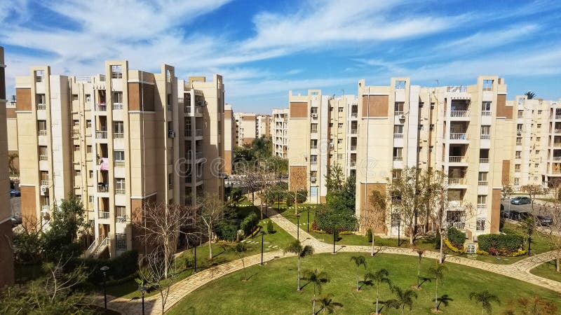 Madinaty stock photo. Image of town, house, property - 207763186