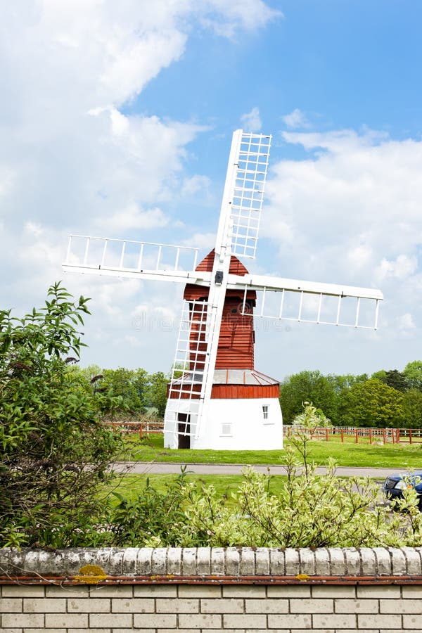Madingley Windmill, East Anglia, England Stock Photo - Image of east ...