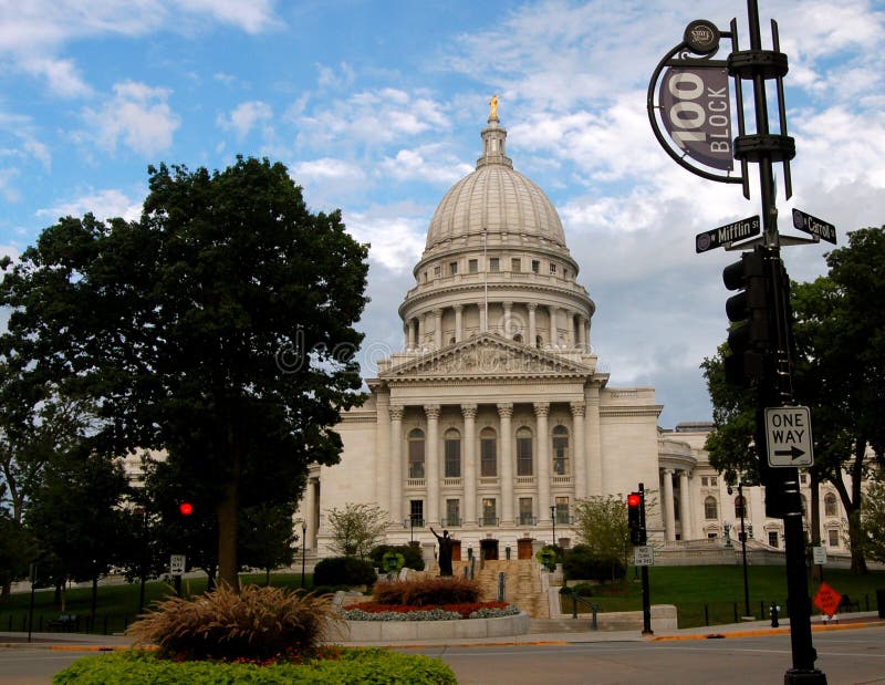Madison Capitol stock image. Image of travel, america - 20383709