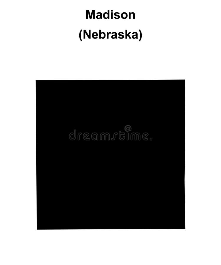 Madison outline map stock vector. Illustration of design - 361725970