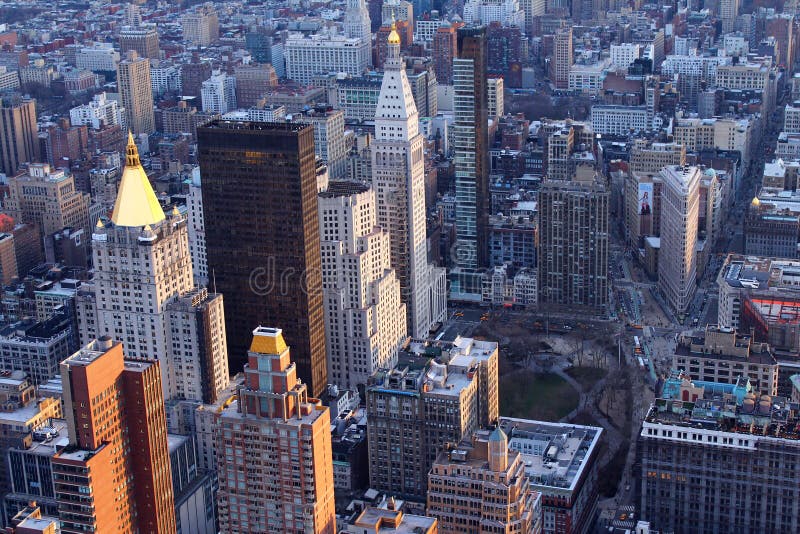 Madison Park from the Empire State Building Editorial Image - Image of ...