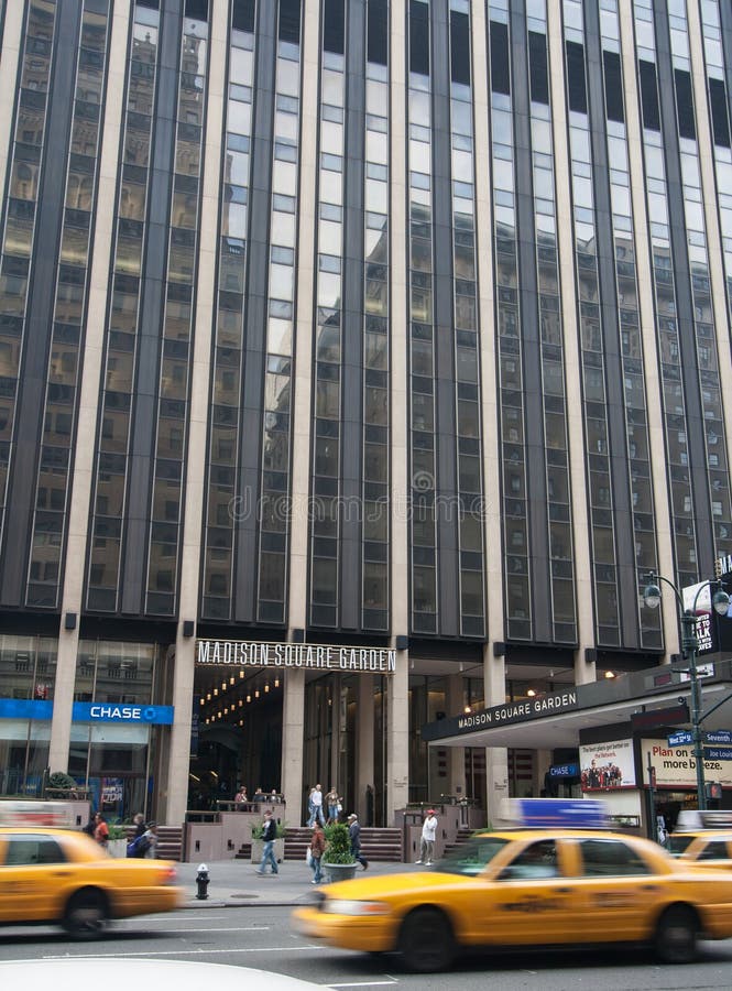 Madison Square Garden Building Editorial Stock Image - Image of city ...