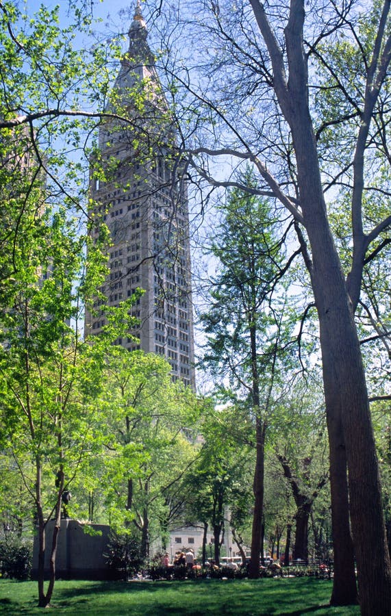 Madison Square Park New York USA Stock Photo - Image of places ...