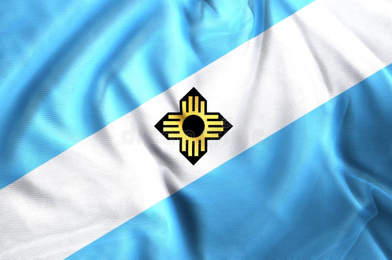 Madison Wisconsin Flag Illustration Stock Illustration - Illustration ...