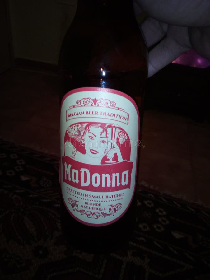 Madonna editorial image. Image of dark, beer, bottle - 176954780