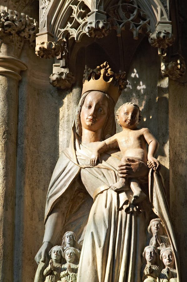 Madonna with Jesus stock photo. Image of church, christian - 10544776