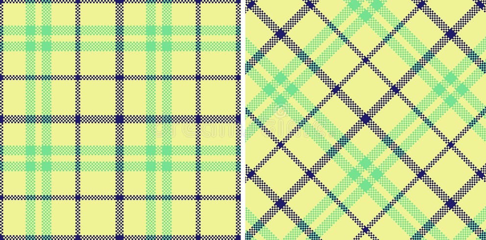Modern Soft Buff Seamless Madras Plaid Textile Design Stock Vector ...