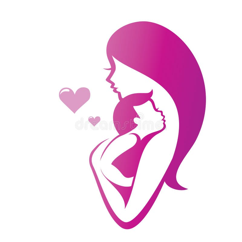 Logotipo De Madre E Hijo