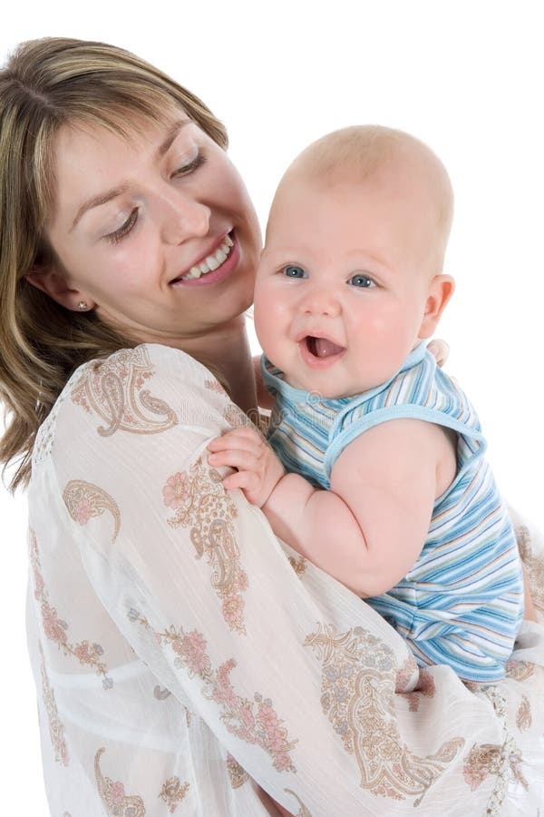Madre feliz con el bebé foto de archivo. Imagen de madre - 5793308
