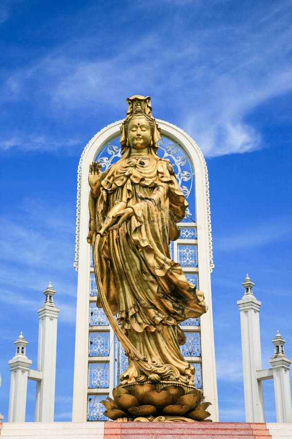 Madre Kuan Kwan Im Buddha fotografia stock. Immagine di religione ...