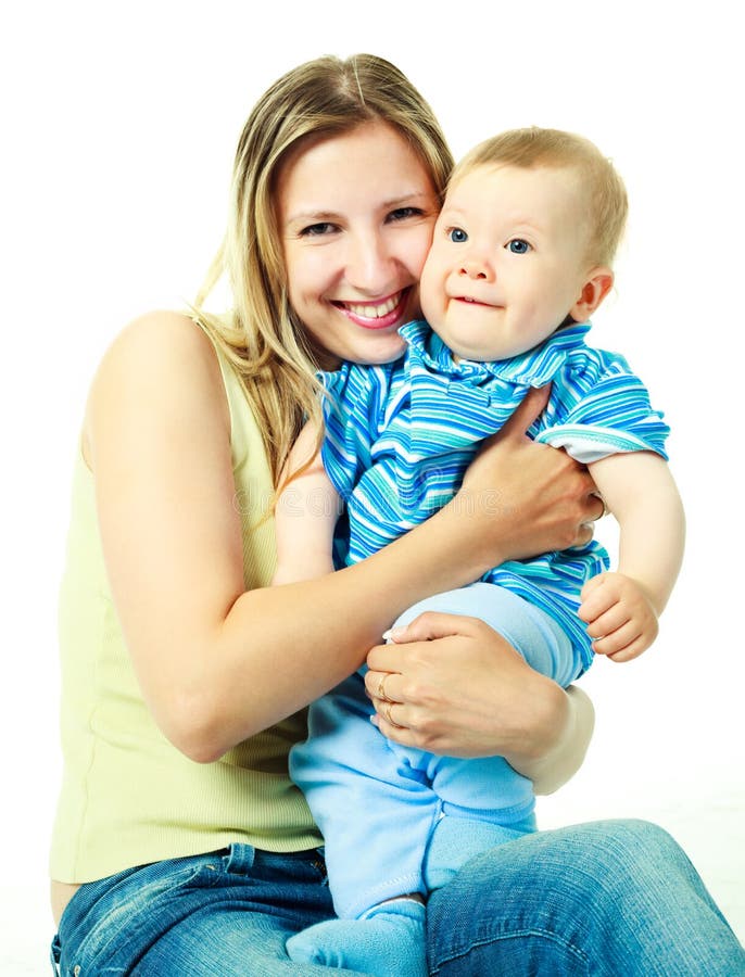 Madre y bebé foto de archivo. Imagen de muchacho, cuidado - 10047758