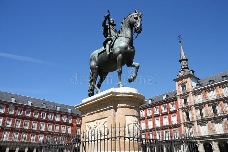 Madrid stock image. Image of town, plaza, cars, area - 41099995