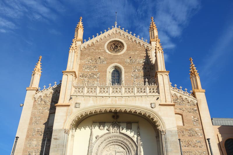 Madrid stock photo. Image of christian, isabelline, exterior - 28181046