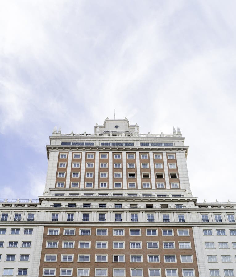 Madrid Center City Architecture Stock Image - Image of roof, landmark ...