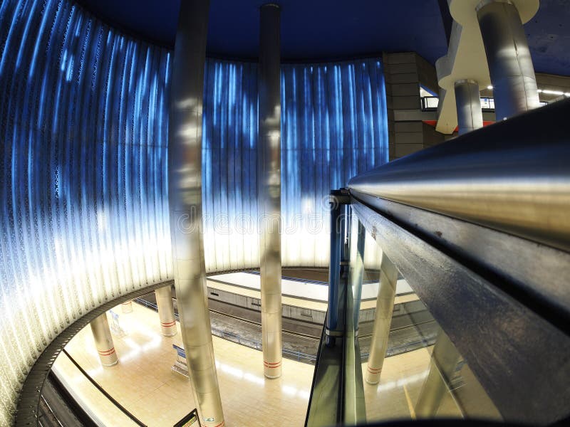 Madrid Chamartin Metro Station View Editorial Photo - Image of electric ...