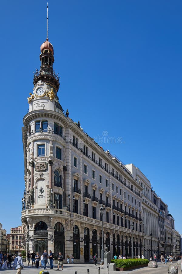 Madrid City Scape Architecture in the Summer Editorial Stock Image ...