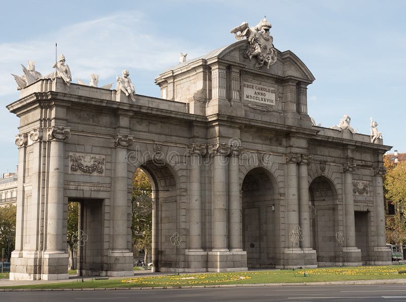 Madrid stock photo. Image of travel, city, square, historic - 64884978