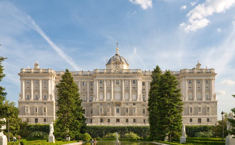 Madrid - Palace Real stock photo. Image of beauty, construction - 2556766