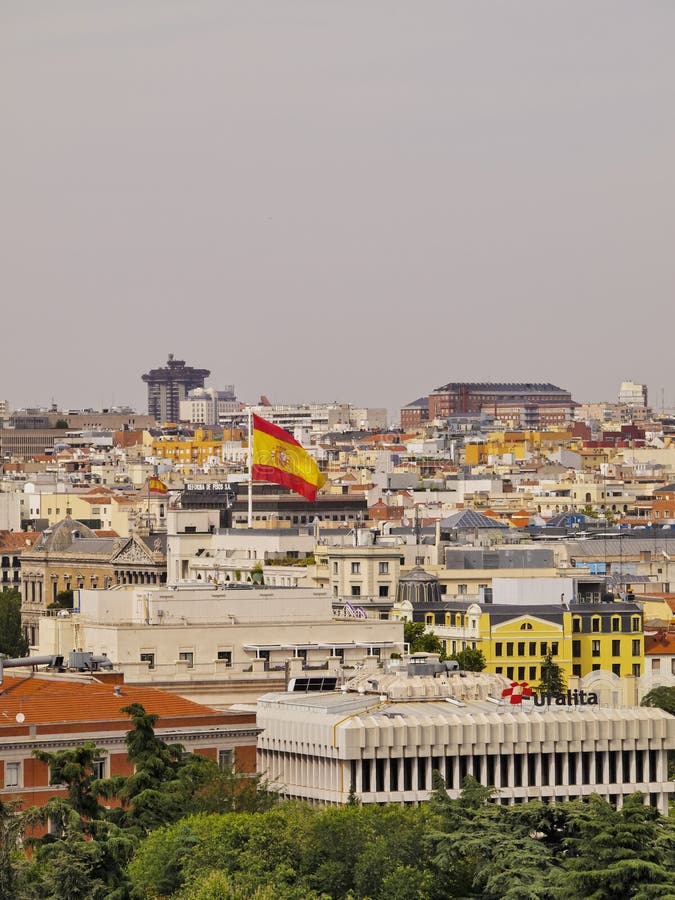 Madrid Skyline editorial image. Image of madrid, copy - 81288280