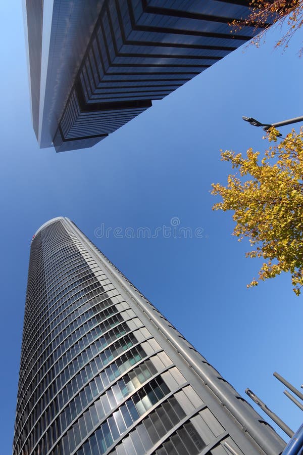 Madrid skyscrapers editorial photo. Image of europe, office - 28806341